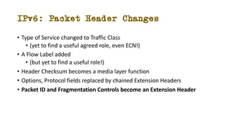IETF 113: IPv6 fragmentation and EH behaviours | PDF
