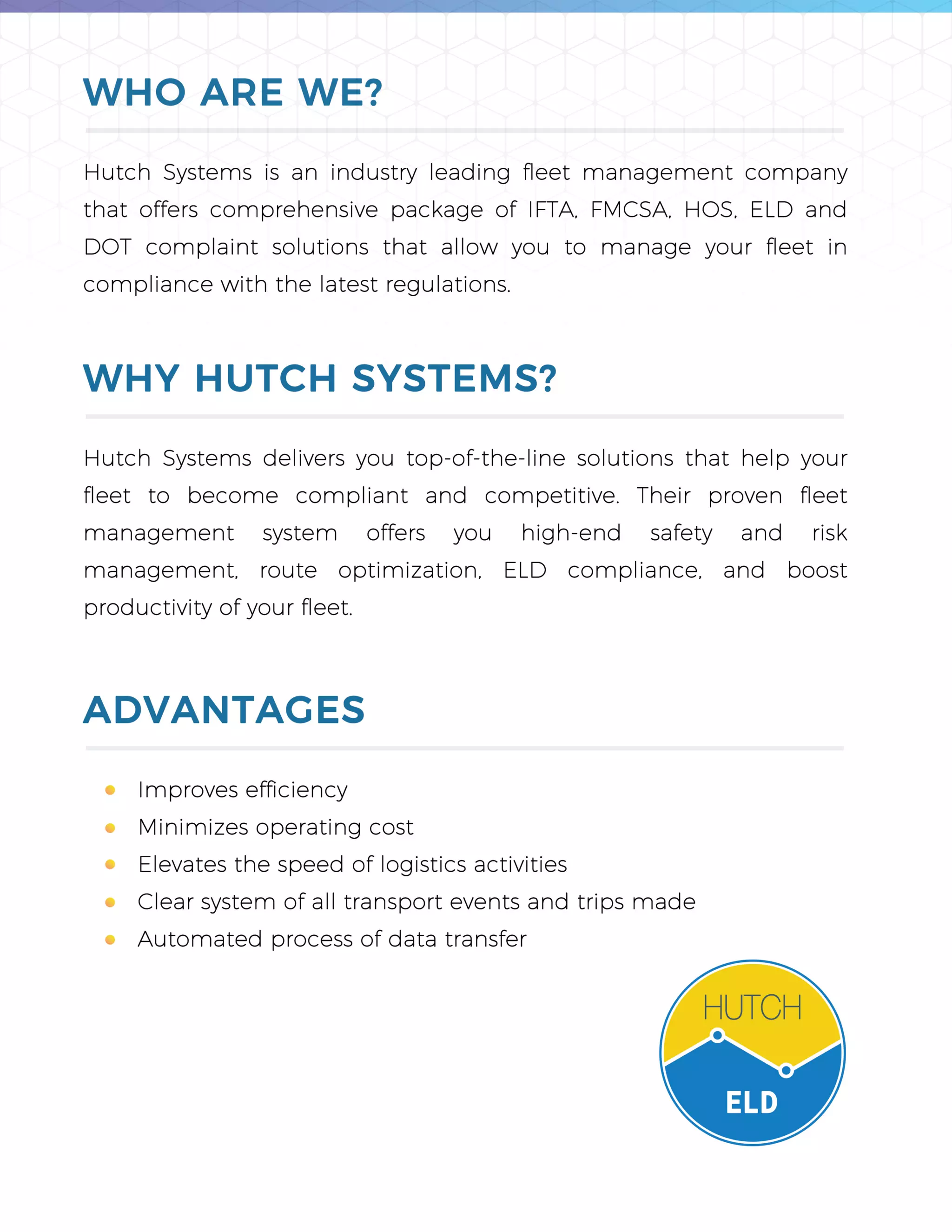 Hutch Fleet Management System | PDF
