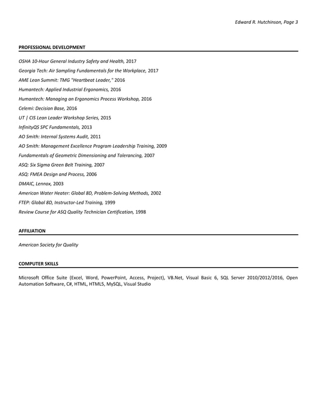 Randy Hutchinson_Resume | PDF