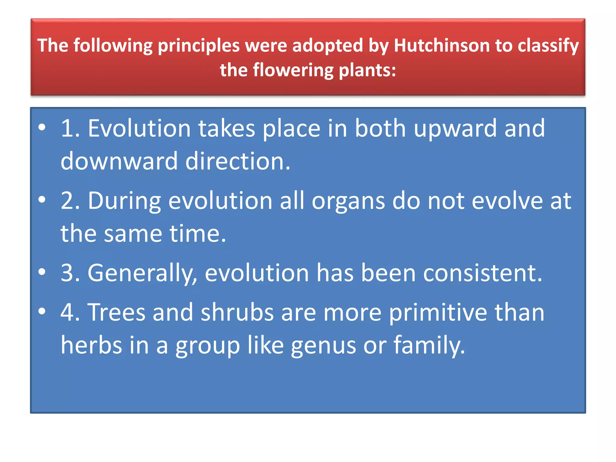 Hutchinsons system of classification | PPTX