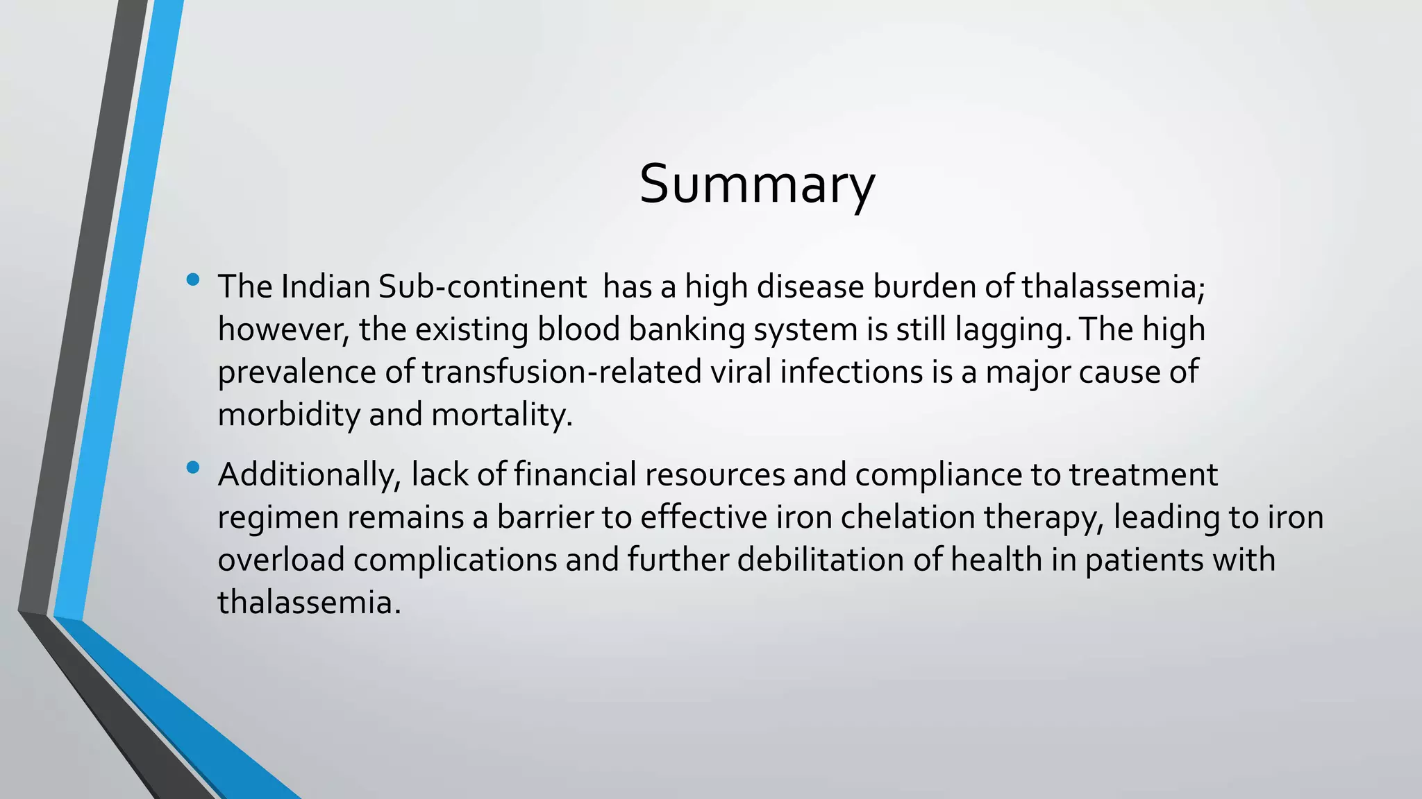 Combination therapy of hydroxyurea and thalidomide in β-thalassemia | PPT