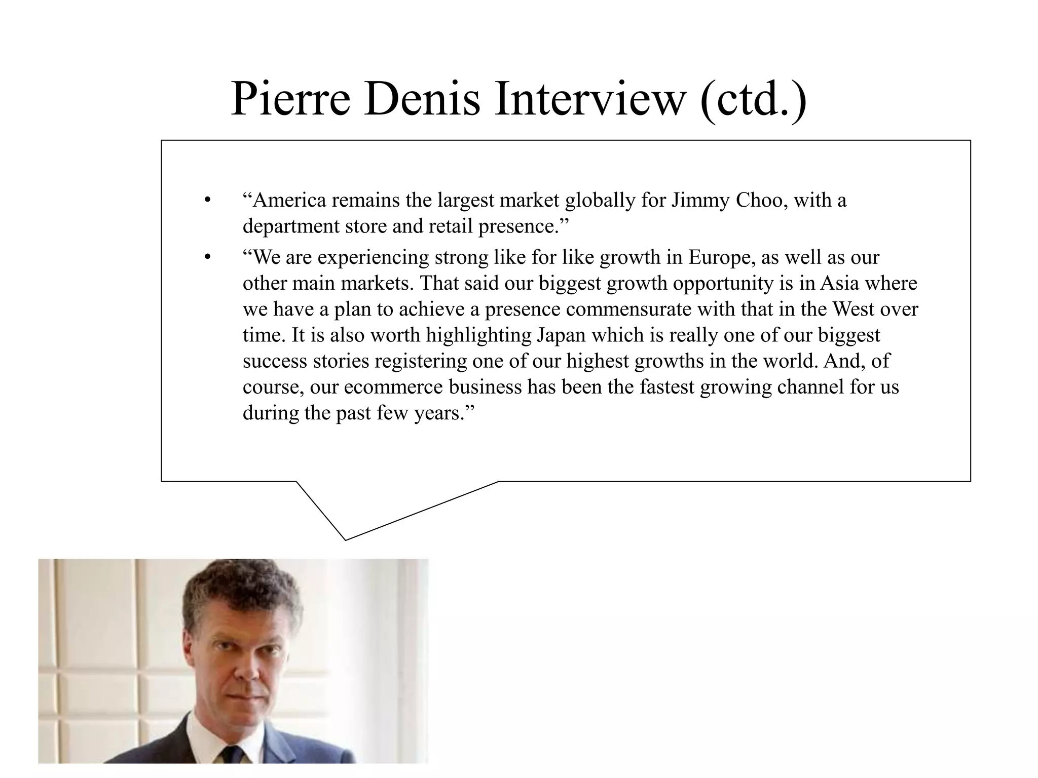 Jimmy Choo // Brand Case Study | PPTX