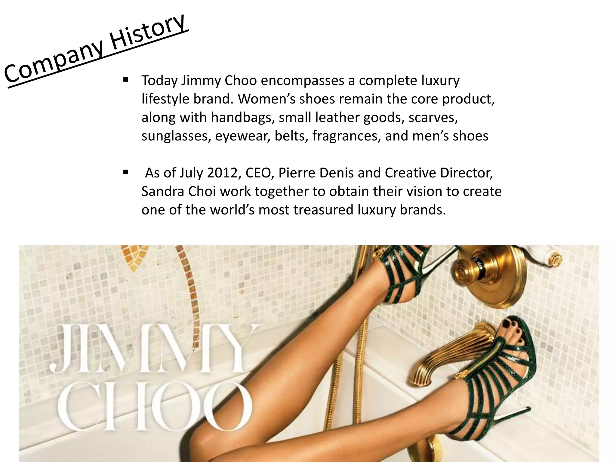 Jimmy Choo // Brand Case Study | PPTX