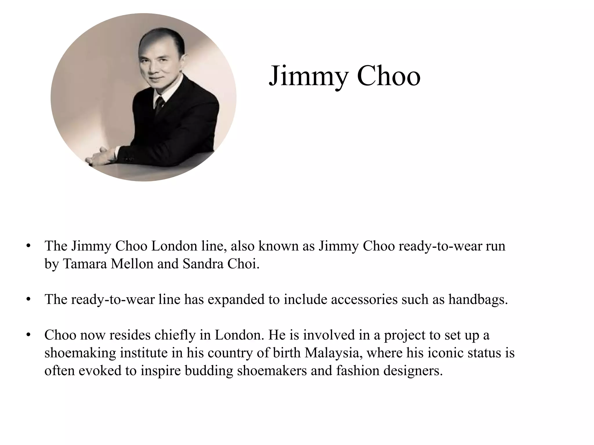 Jimmy Choo // Brand Case Study | PPTX