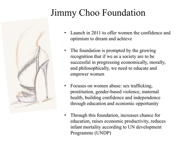Jimmy Choo // Brand Case Study | PPTX