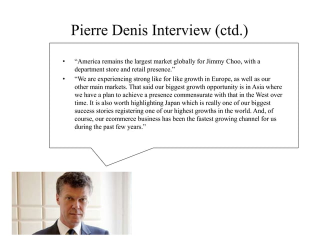 Jimmy Choo // Brand Case Study | PPTX