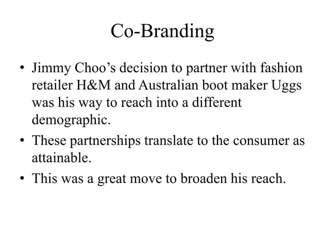 Jimmy Choo // Brand Case Study | PPTX