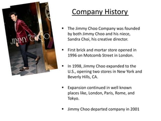 Jimmy Choo // Brand Case Study | PPT