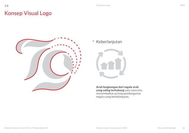 Pedoman Identitas Visual HUT RI KE-79- Publik | PDF