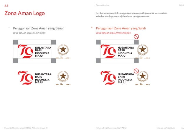 Pedoman Identitas Visual HUT RI KE-79- Publik | PDF