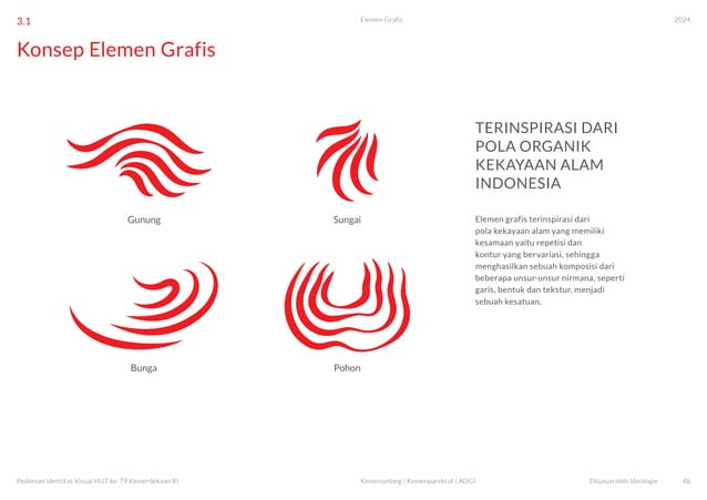 Pedoman Identitas Visual HUT RI KE-79- Publik | PDF