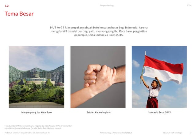 Pedoman Identitas Visual HUT RI KE-79- Publik | PDF