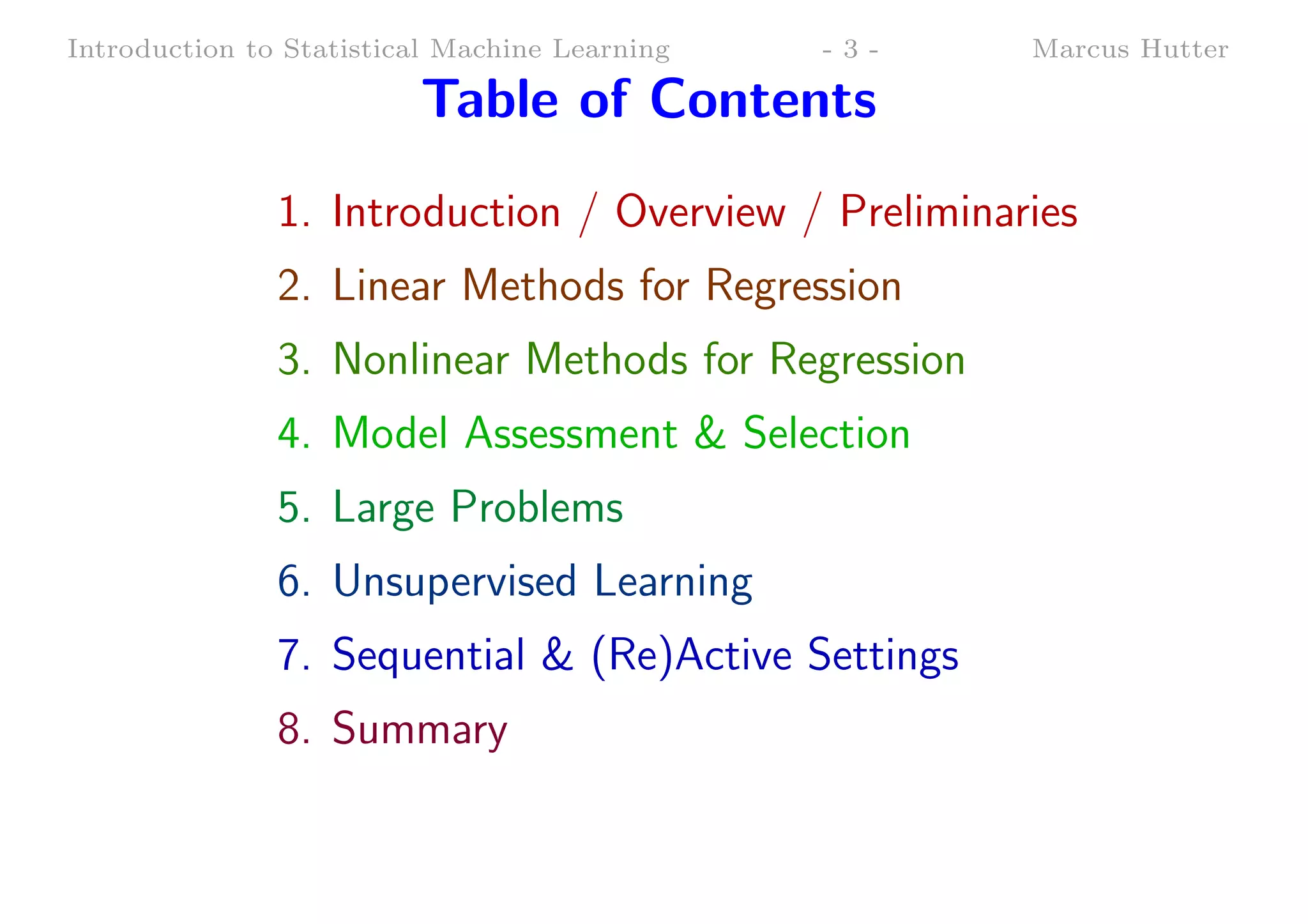 Introduction to Statistical Machine Learning | PDF