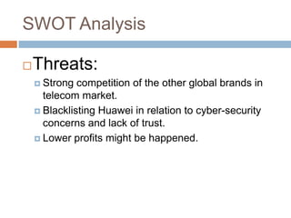 Huwaei Case Study - Goals and Strategies | PPTX