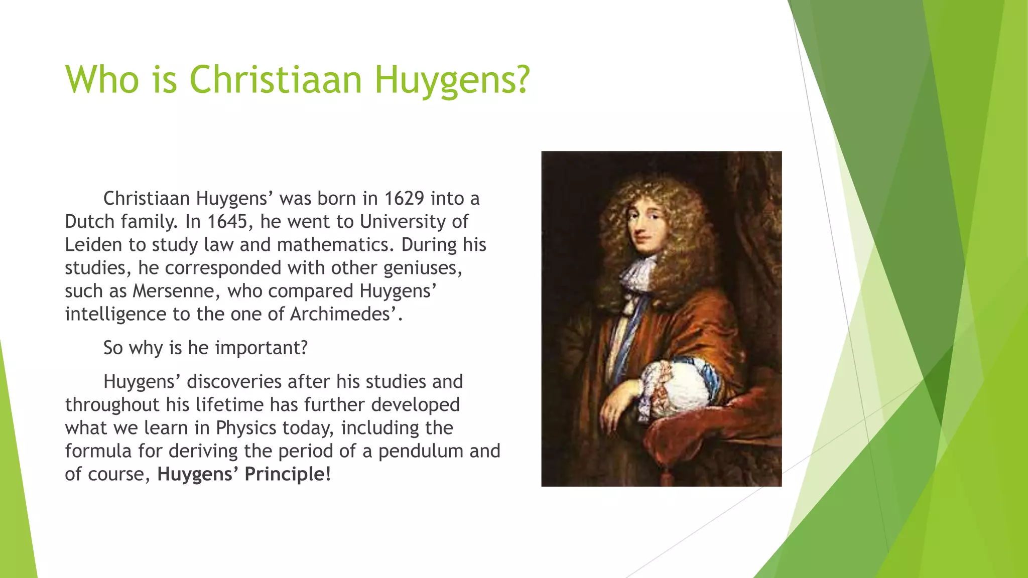 Huygens’ principle | PPTX