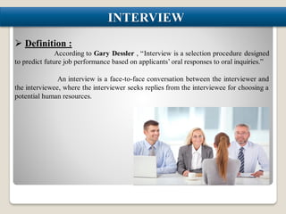 Interview | PPT