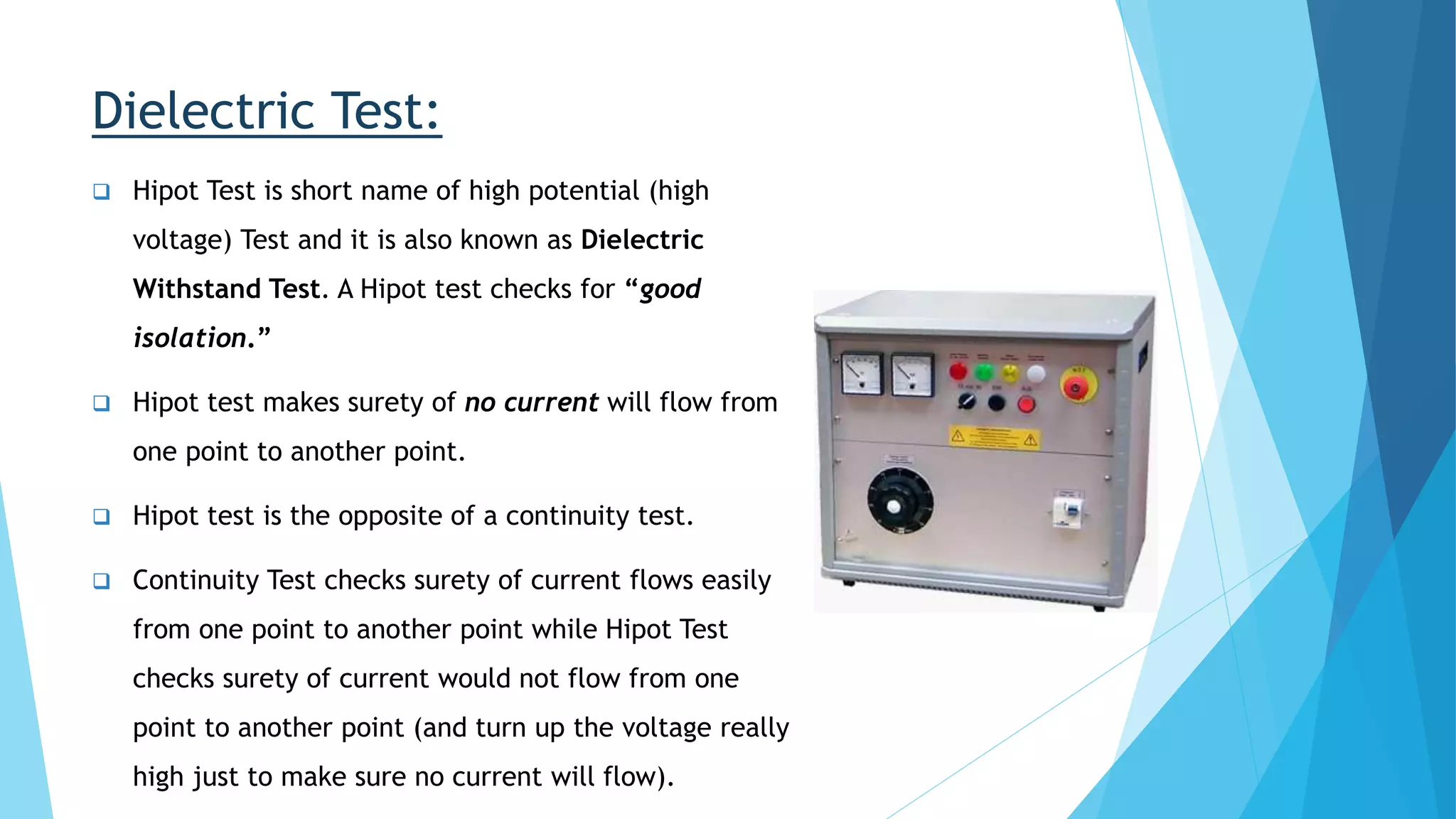 High voltage fuse test techniques | PPTX