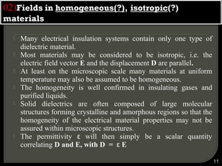 Electrostatic fields and field stress control | PPT