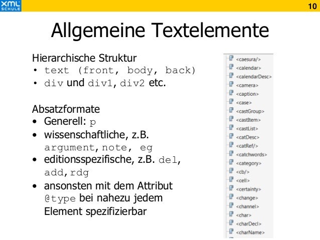 Xml Struktur Tei Text Encoding Initiative