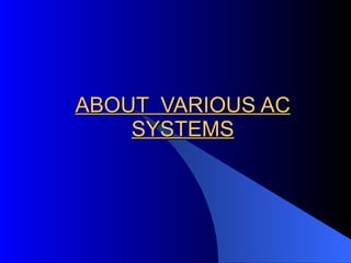 Hvac presentation for beginers | PPT
