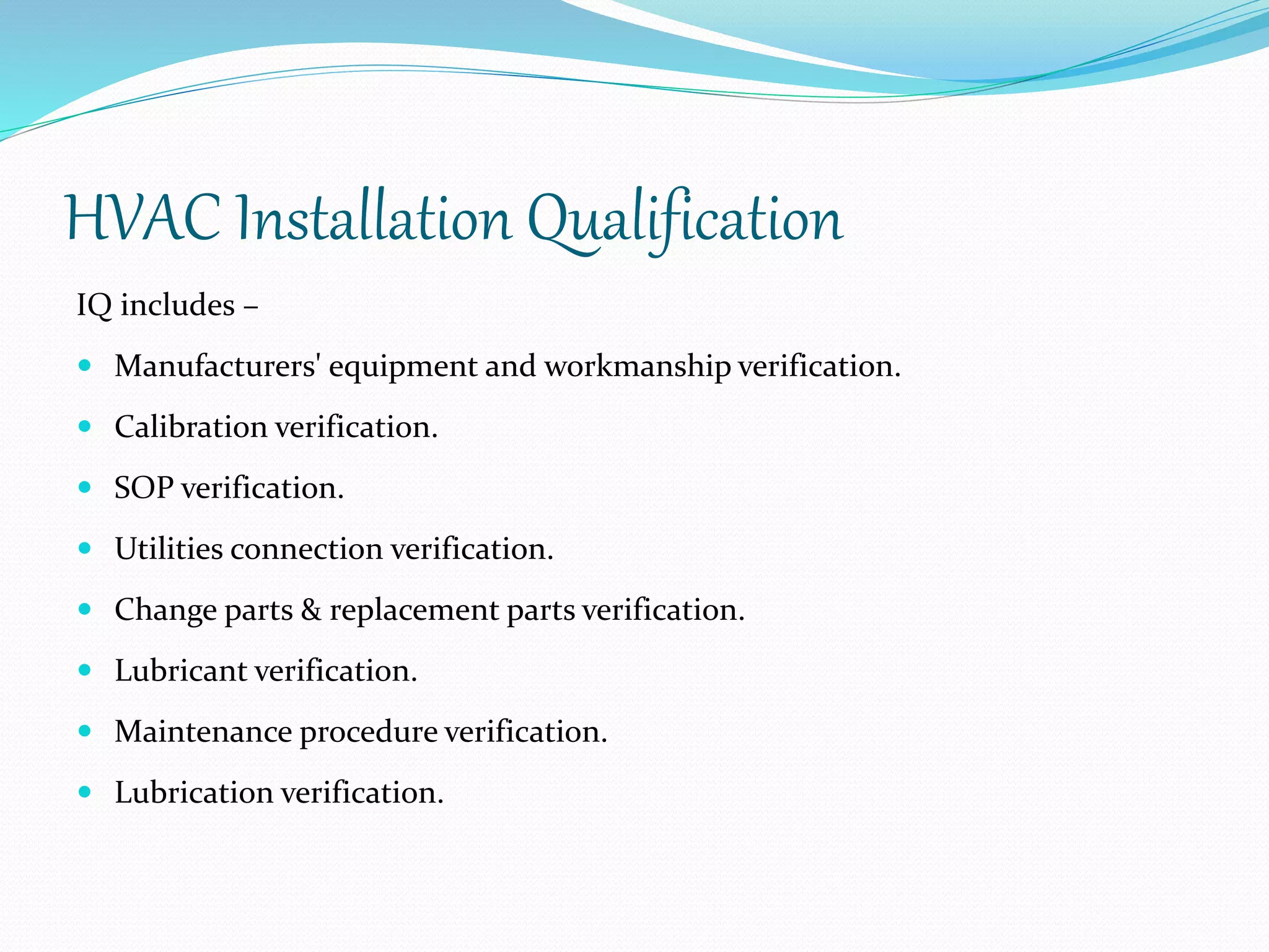 Validation of Heat ventilation air conditioning | PPTX