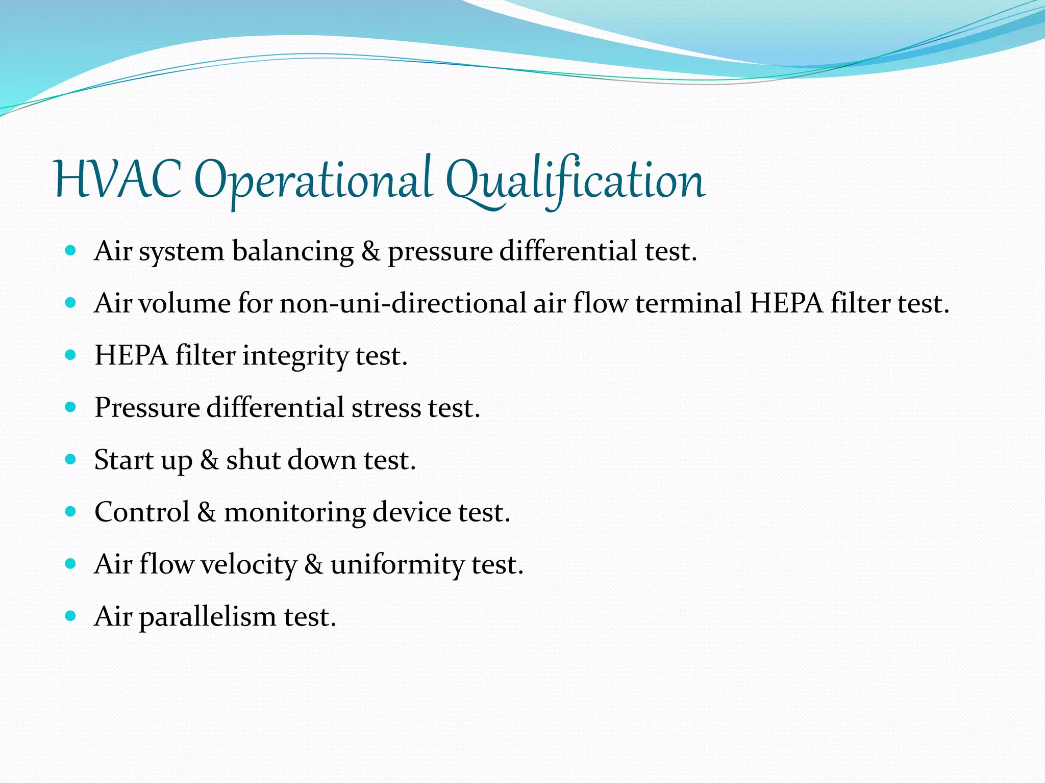 Validation of Heat ventilation air conditioning | PPTX