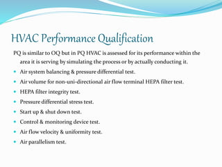 Validation of Heat ventilation air conditioning | PPTX