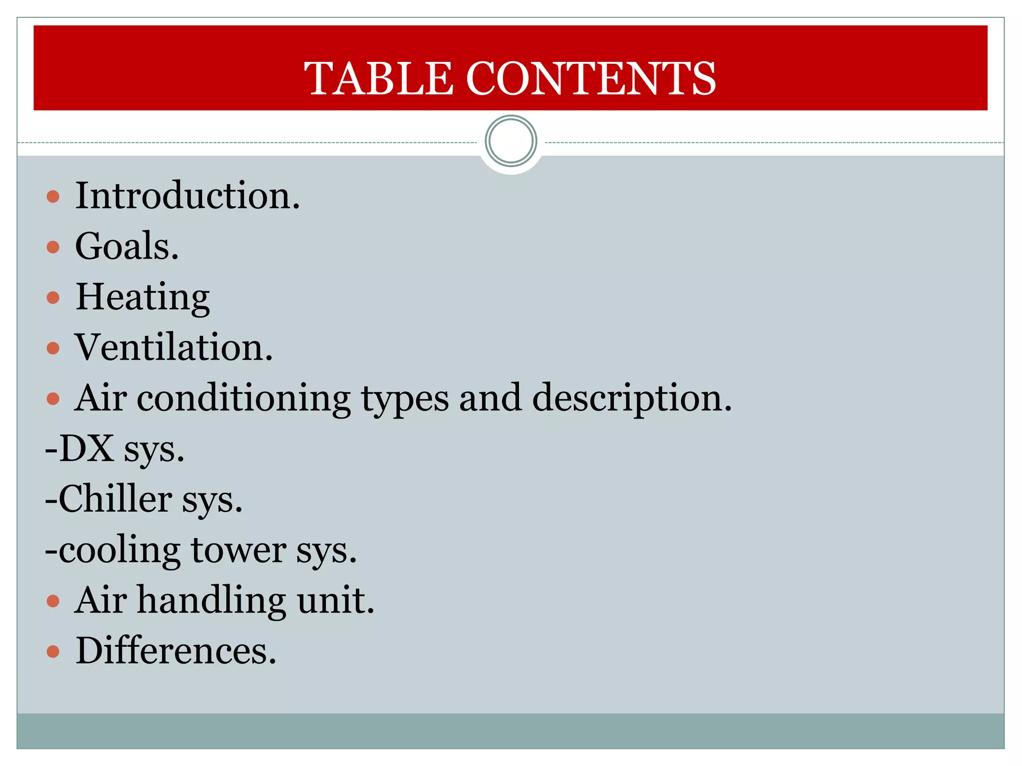 Introduction to HVAC system. | PPTX