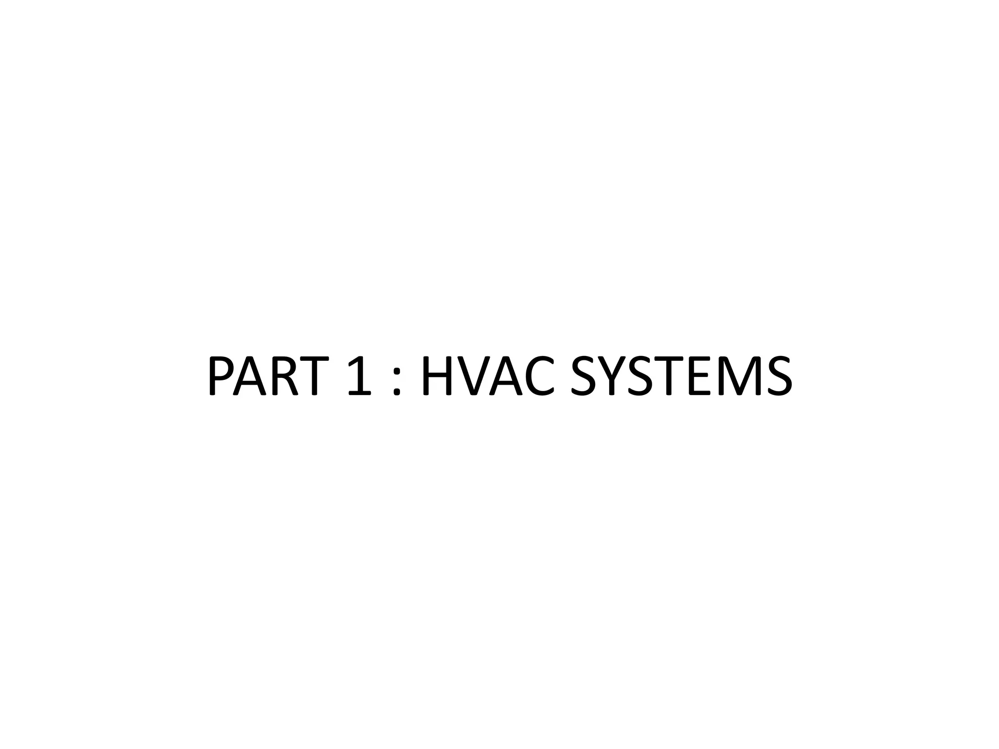 HVAC - Concept & Components | PPTX