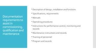 Qualification of HVAC Systems As Per WHO | PPTX