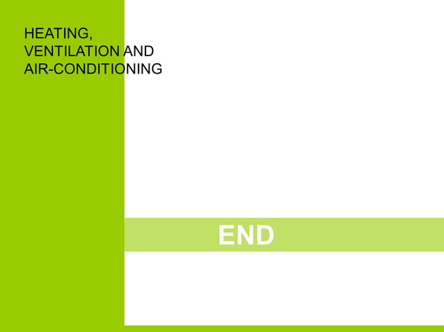 HVAC - Heating, Ventilation and Air Conditioning | PPT