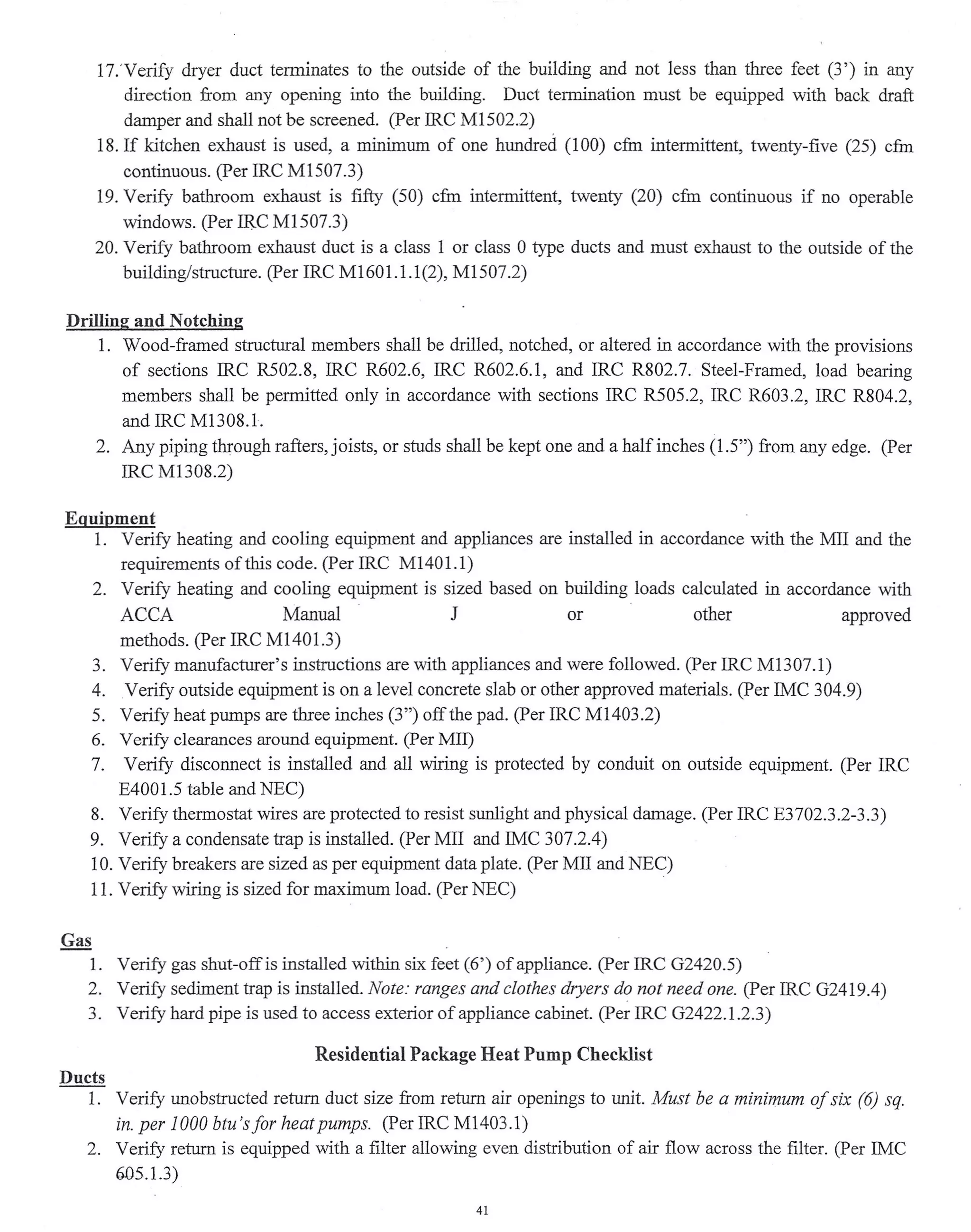 Hvac installation-checklists | PDF
