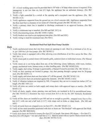 Hvac installation-checklists | PDF