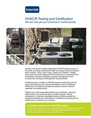 Hvac single-sheet-brochure | PDF