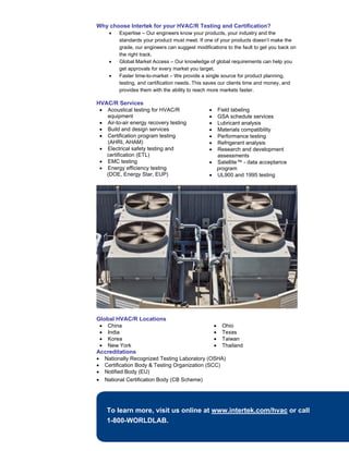 Hvac single-sheet-brochure | PDF