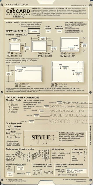 Hvac autocad slide rule | PDF