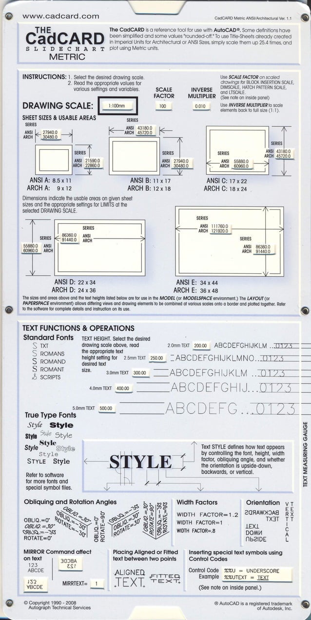 Hvac autocad slide rule | PDF