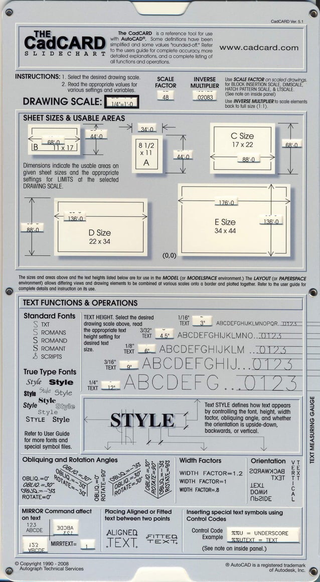 Hvac autocad slide rule | PDF