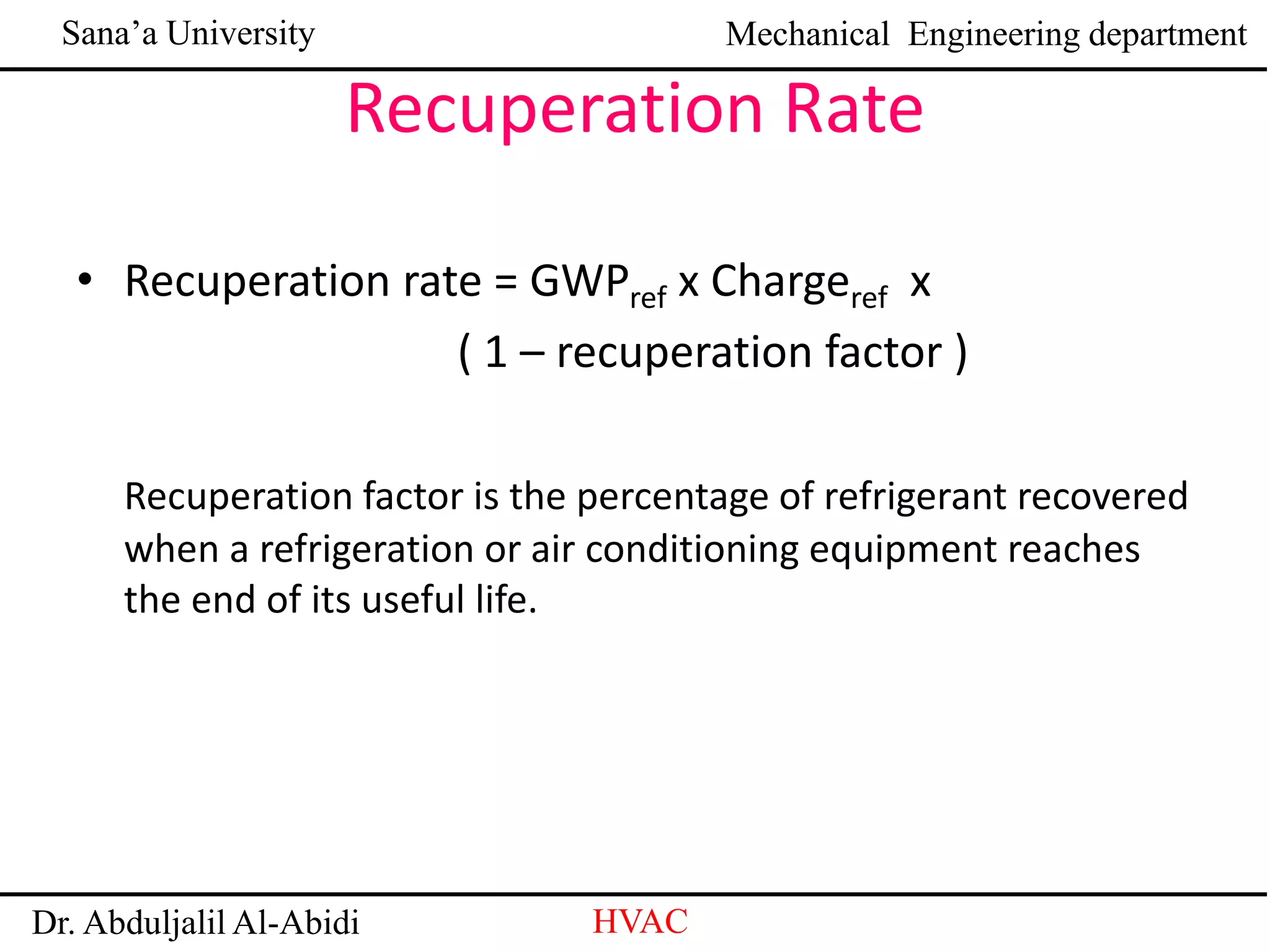 Applications of Refrigeration & Air Conditioning | PPTX