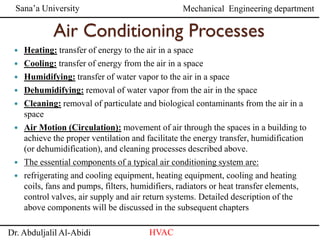 INTRODUCTION TO AIR CONDITIONING | PDF