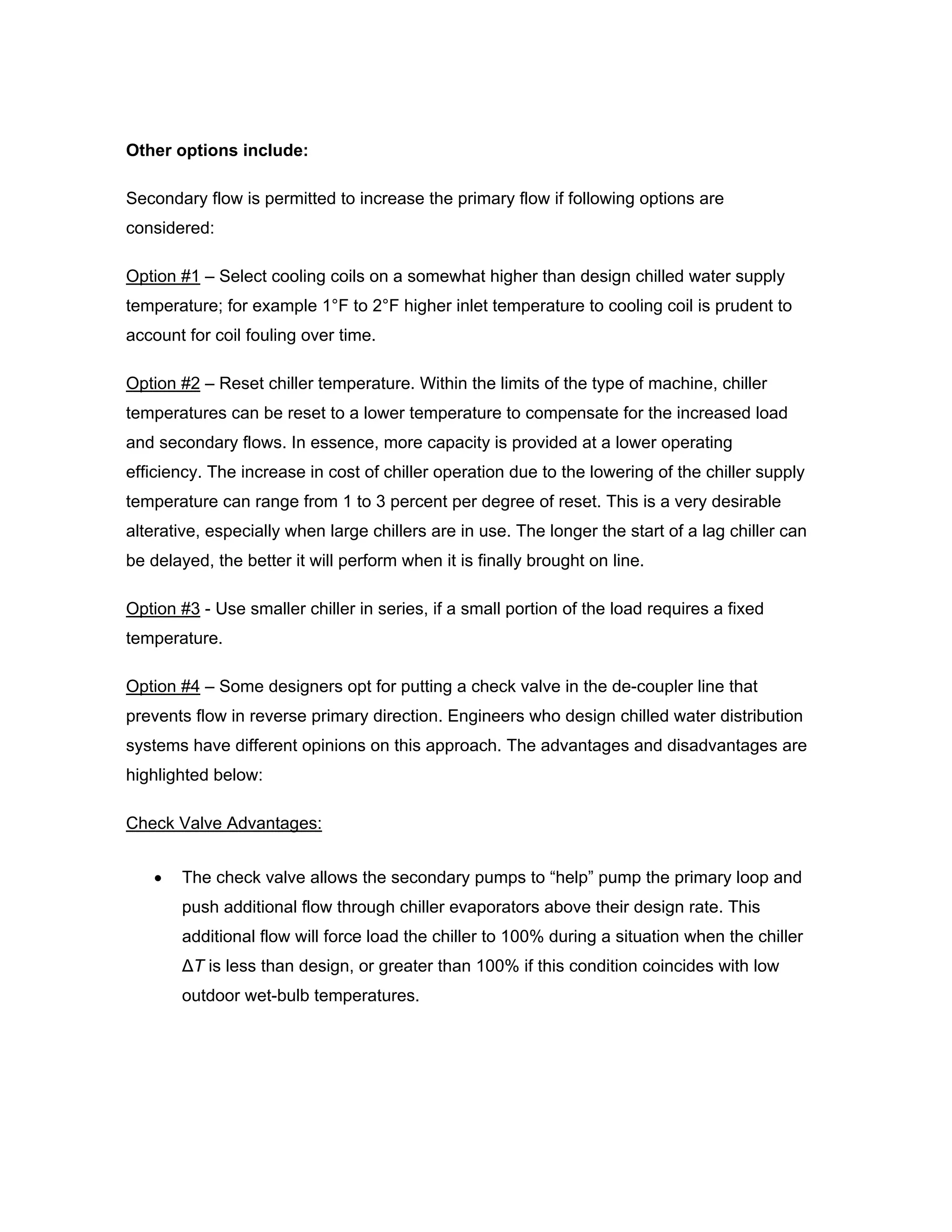 Hvac chilled water distribution schemes | PDF