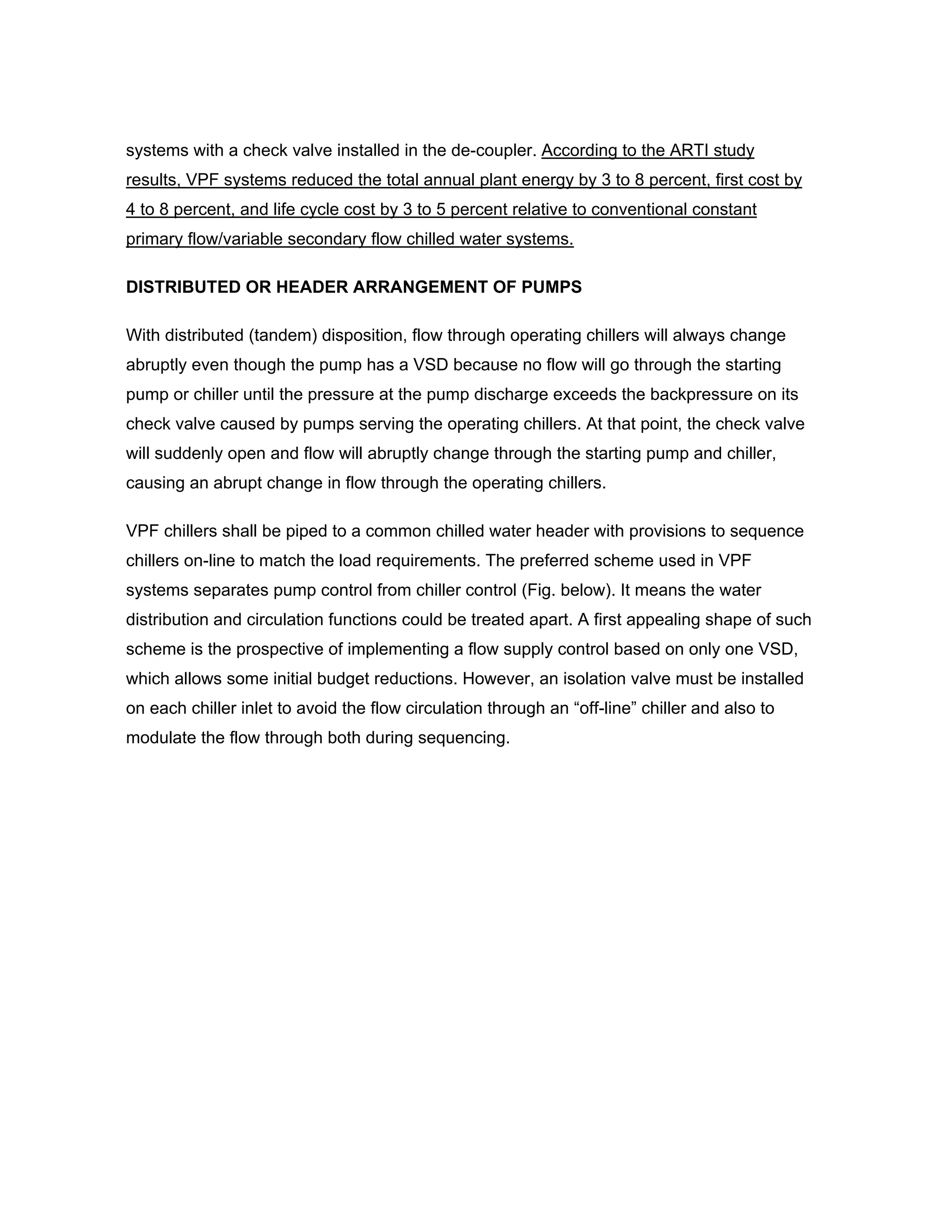 Hvac chilled water distribution schemes | PDF