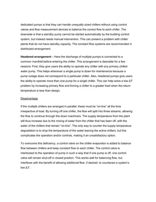 Hvac chilled water distribution schemes | PDF