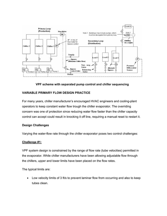 Hvac chilled water distribution schemes | PDF | Water Services | Home ...