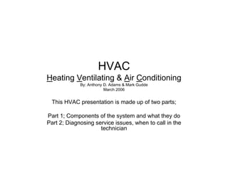 HVAC Service Class | PPT