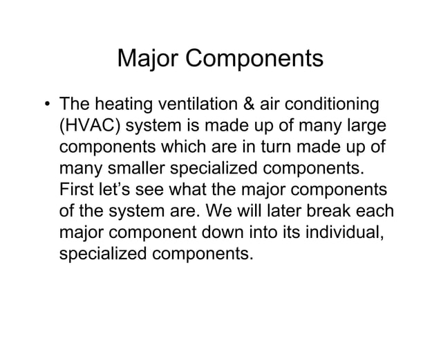 HVAC Service Class | PPT