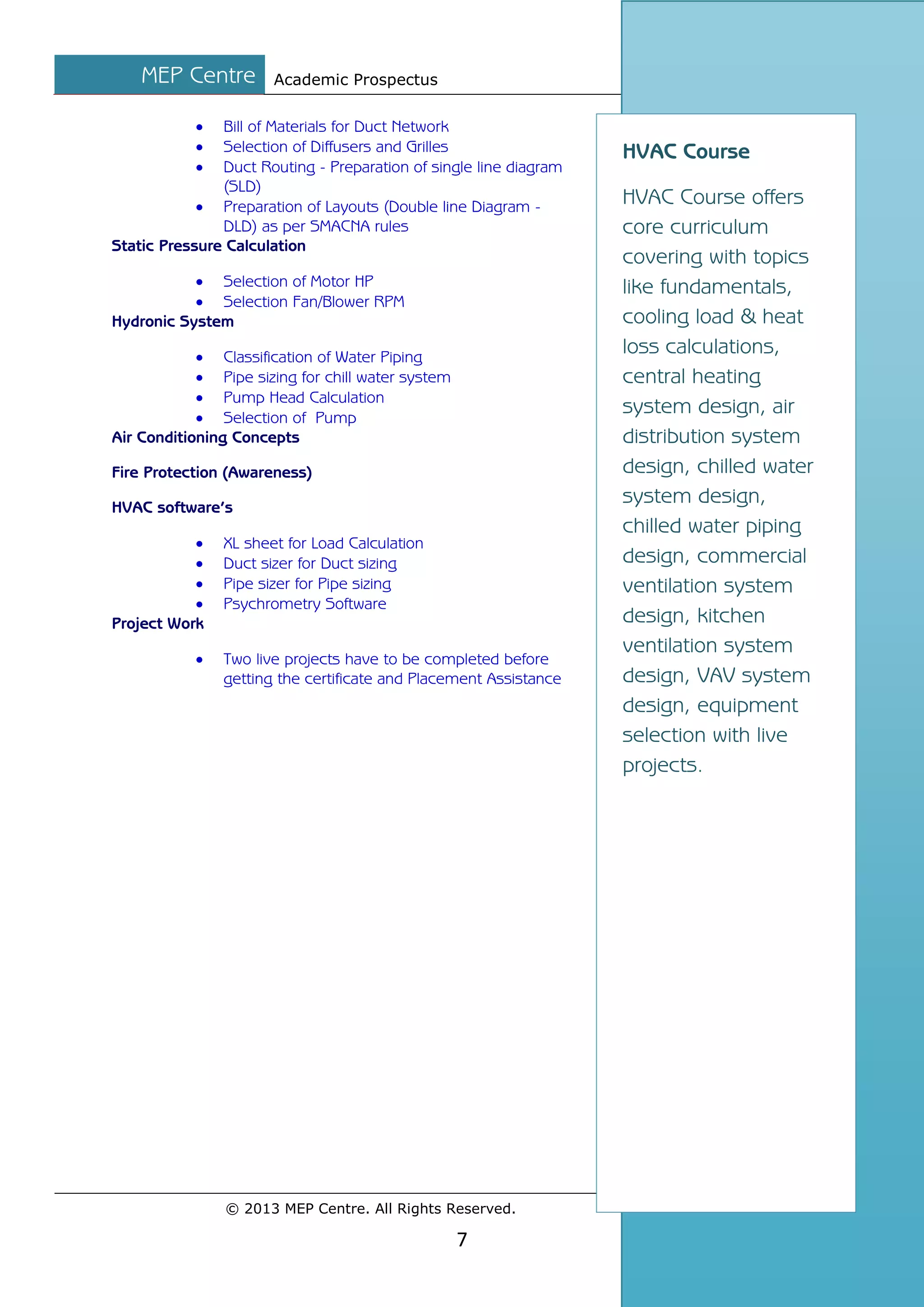 HVAC Training : Course brochure | PDF