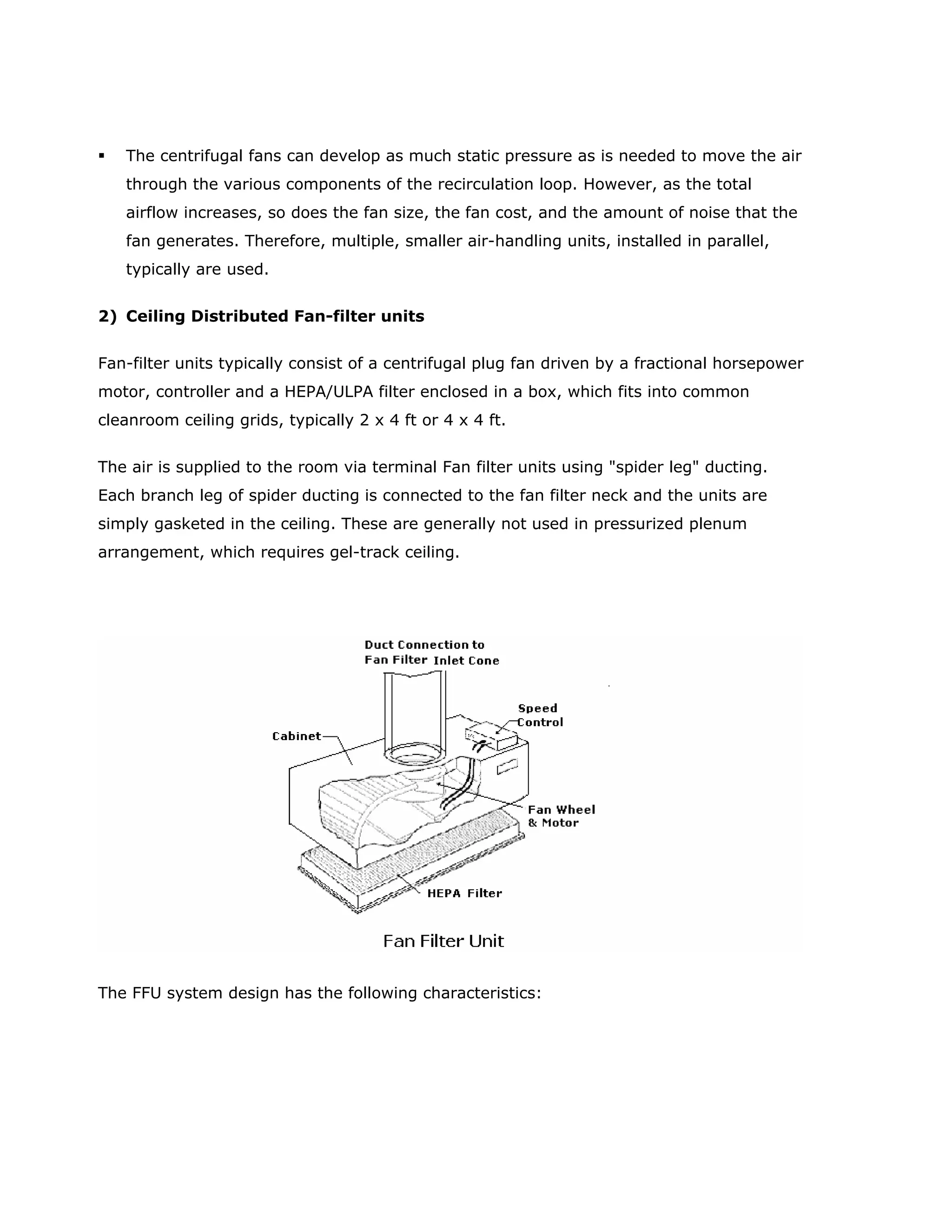 Hvac design for cleanroom facilities | PDF