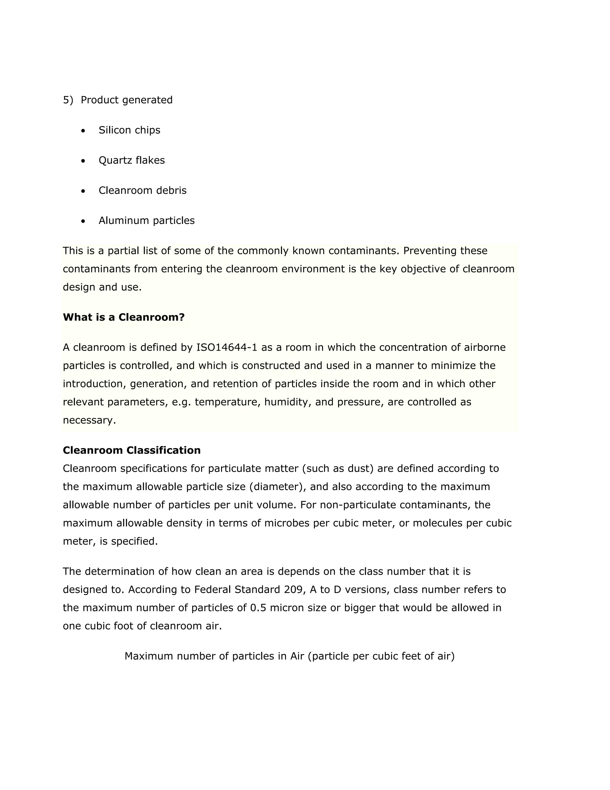 Hvac design for cleanroom facilities | PDF