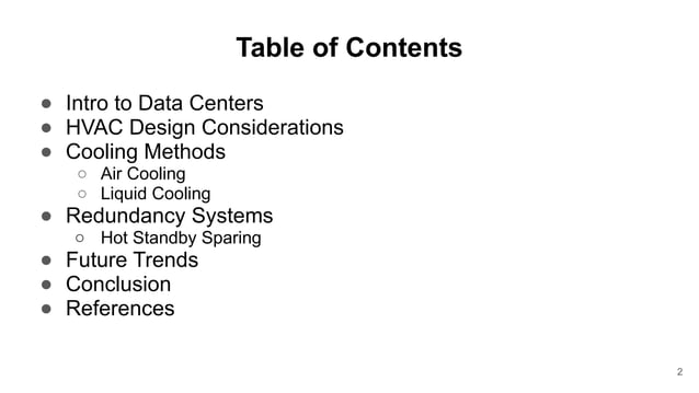 HVAC/R Design for Data Centers - Overview | PPTX